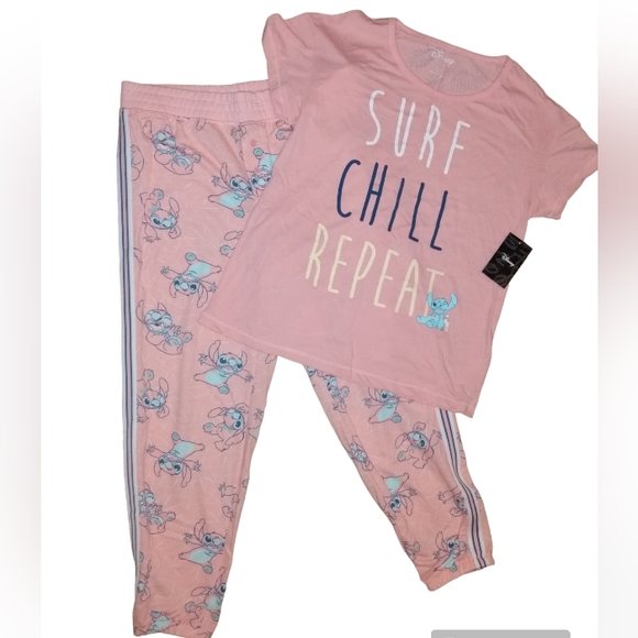 Disney | Intimates & Sleepwear | Disney Lilo Stitch Womens Pajama Set ...